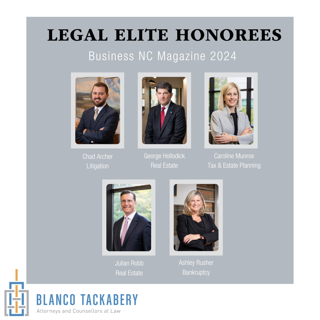 Five Attorneys Named Legal Elite Honorees for Business NC Magazine ...