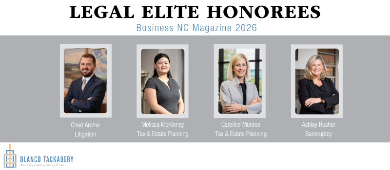 Four Attorneys Named Legal Elite Honorees for Business NC Magazine ...